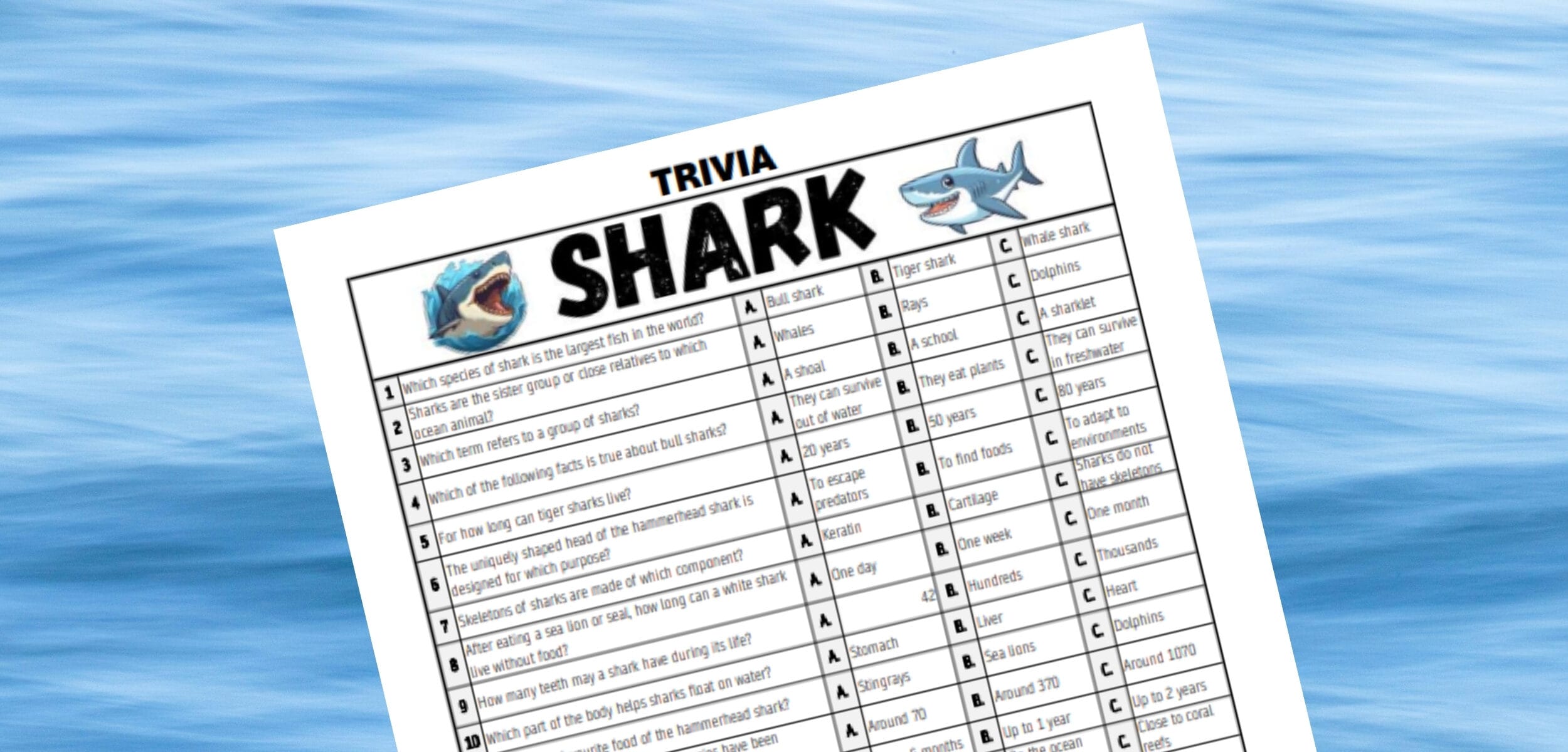 Shark Trivia Quiz: 25 Questions to Test Your Knowledge of Sharks ...